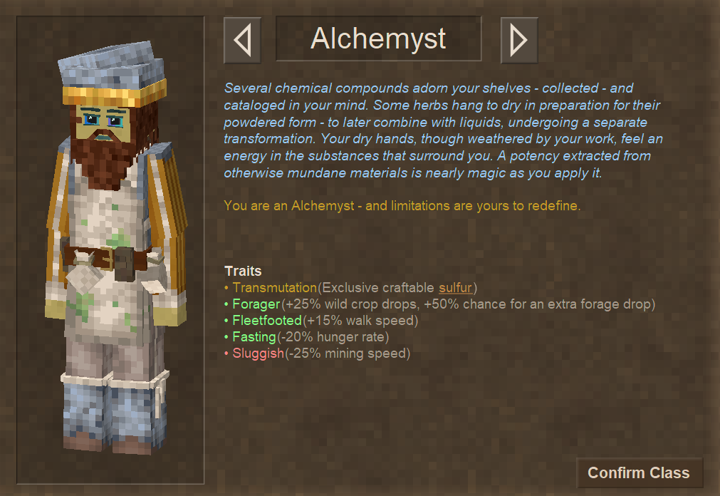 All Classes - Vintage Story Mod DB